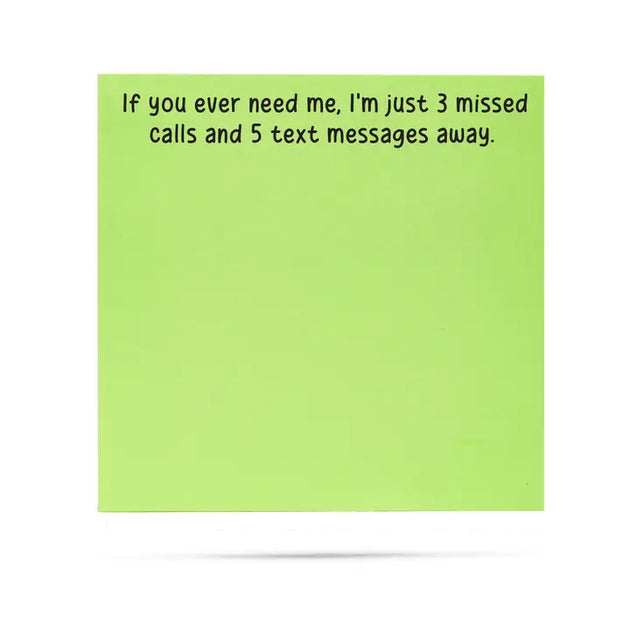 Funny Sticky Notes – “Missed Calls” Edition – The Bougie Bar